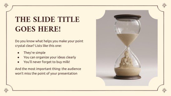 Presentación Simbolismo y significado del reloj de arena