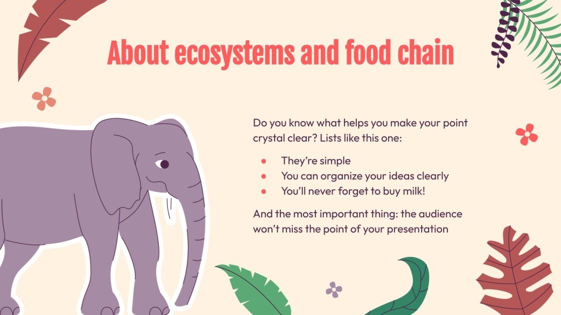 Science Activities: Ecosystems and Food Chain