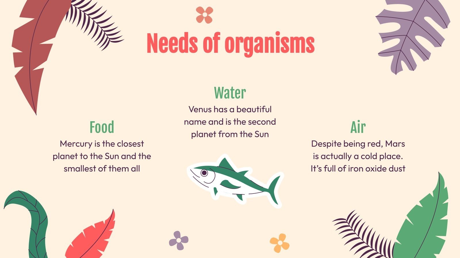 Science Activities: Ecosystems and Food Chain