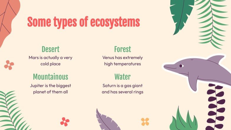 Science Activities: Ecosystems and Food Chain