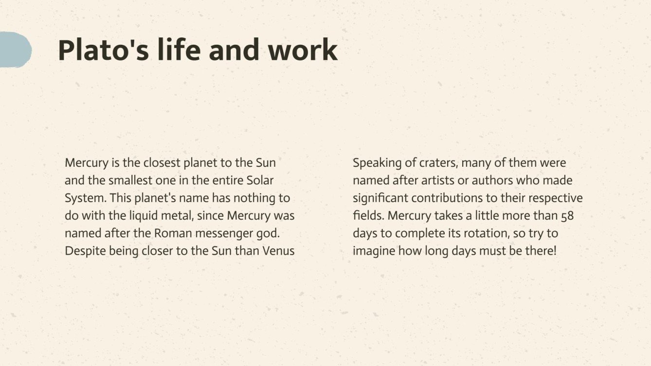 The philosopher Plato and the World of Ideas Presentation