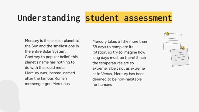 Student Assessment Methods Presentation