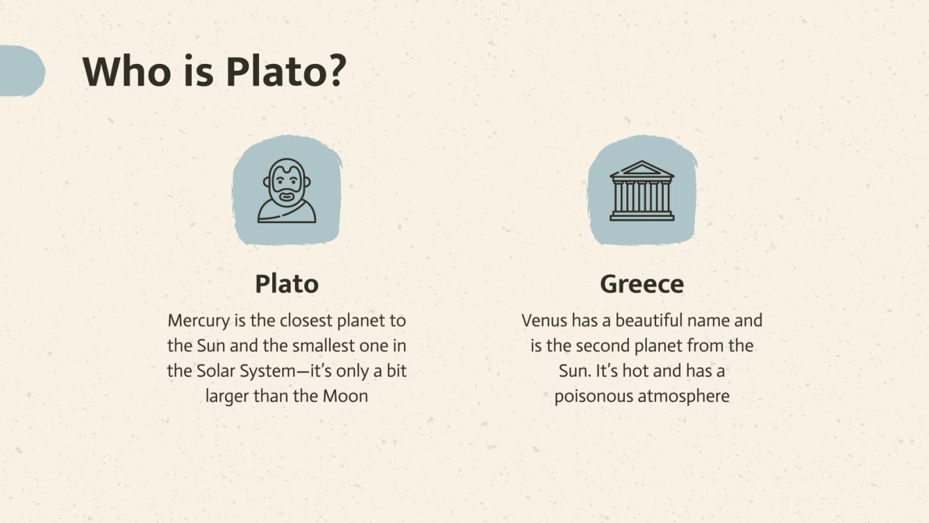 The philosopher Plato and the World of Ideas Presentation