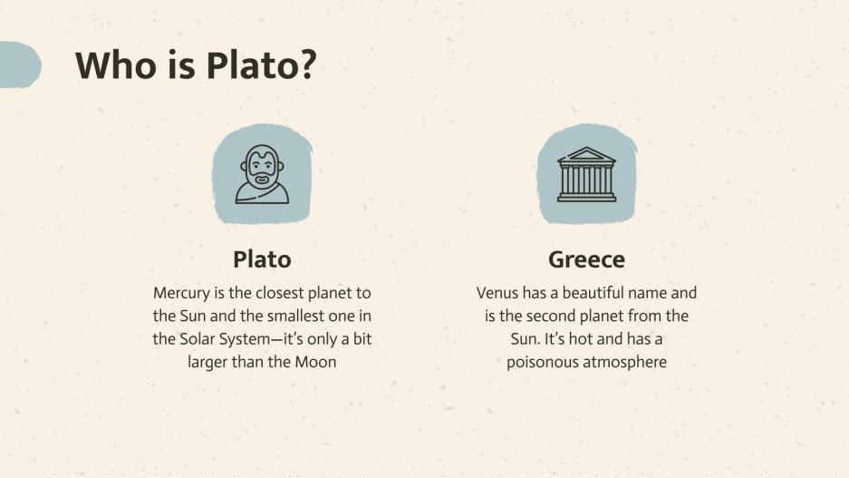 The philosopher Plato and the World of Ideas Presentation