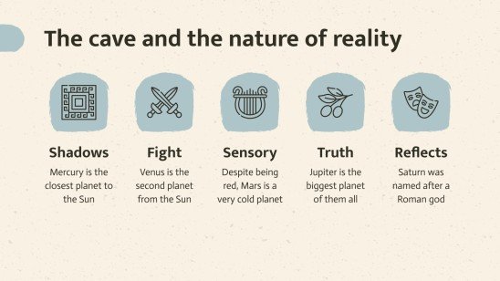 Presentación El filósofo Platón y el mundo de las ideas
