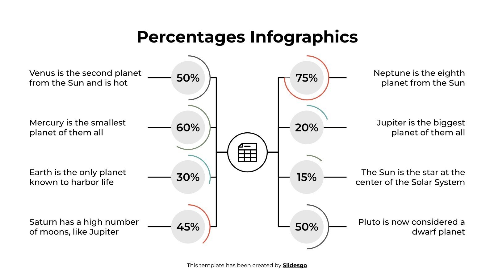 Percentages Infographics Presentation