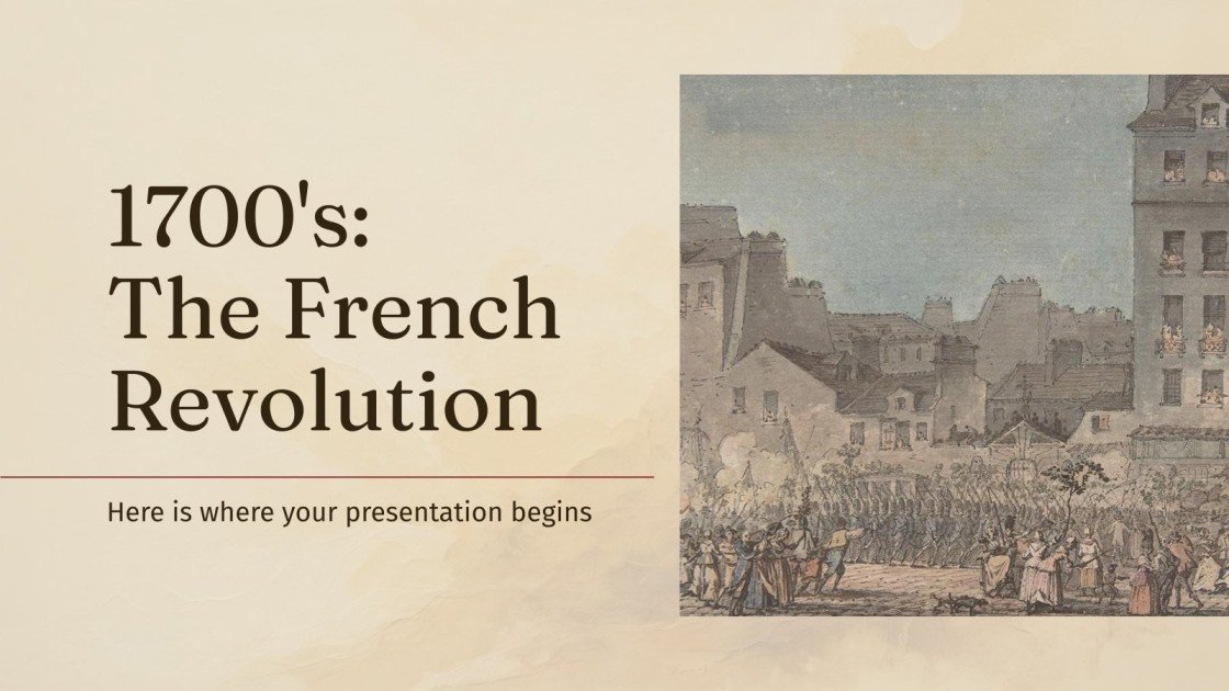 1700's: The French Revolution Presentation