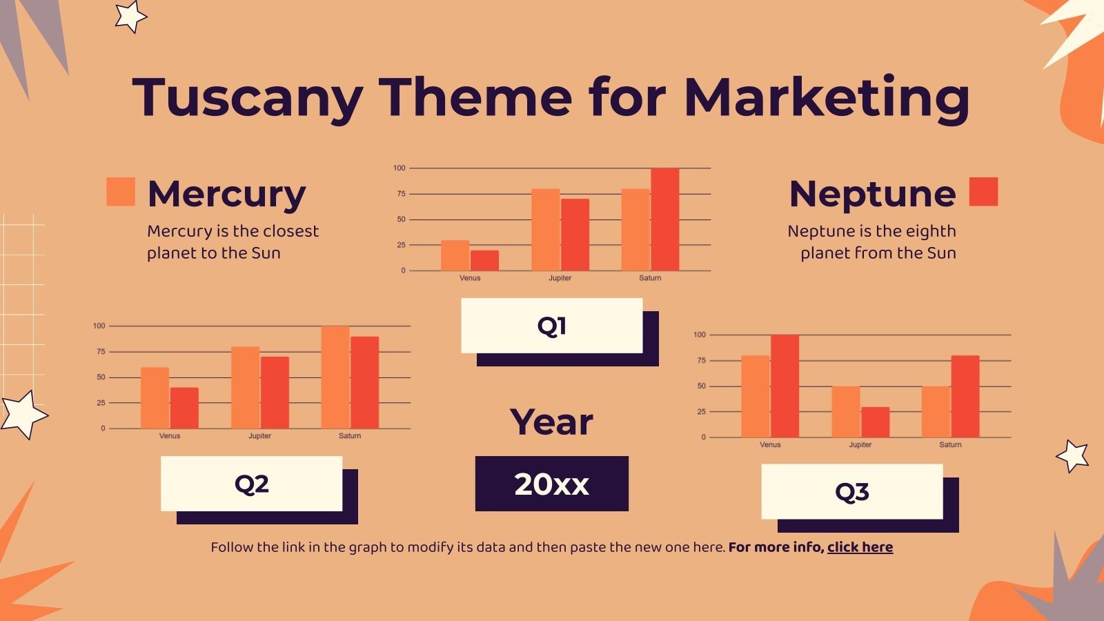 Tuscany Theme for Marketing Infographics Presentation