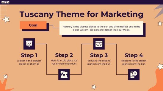 Tuscany Theme for Marketing Infographics Presentation