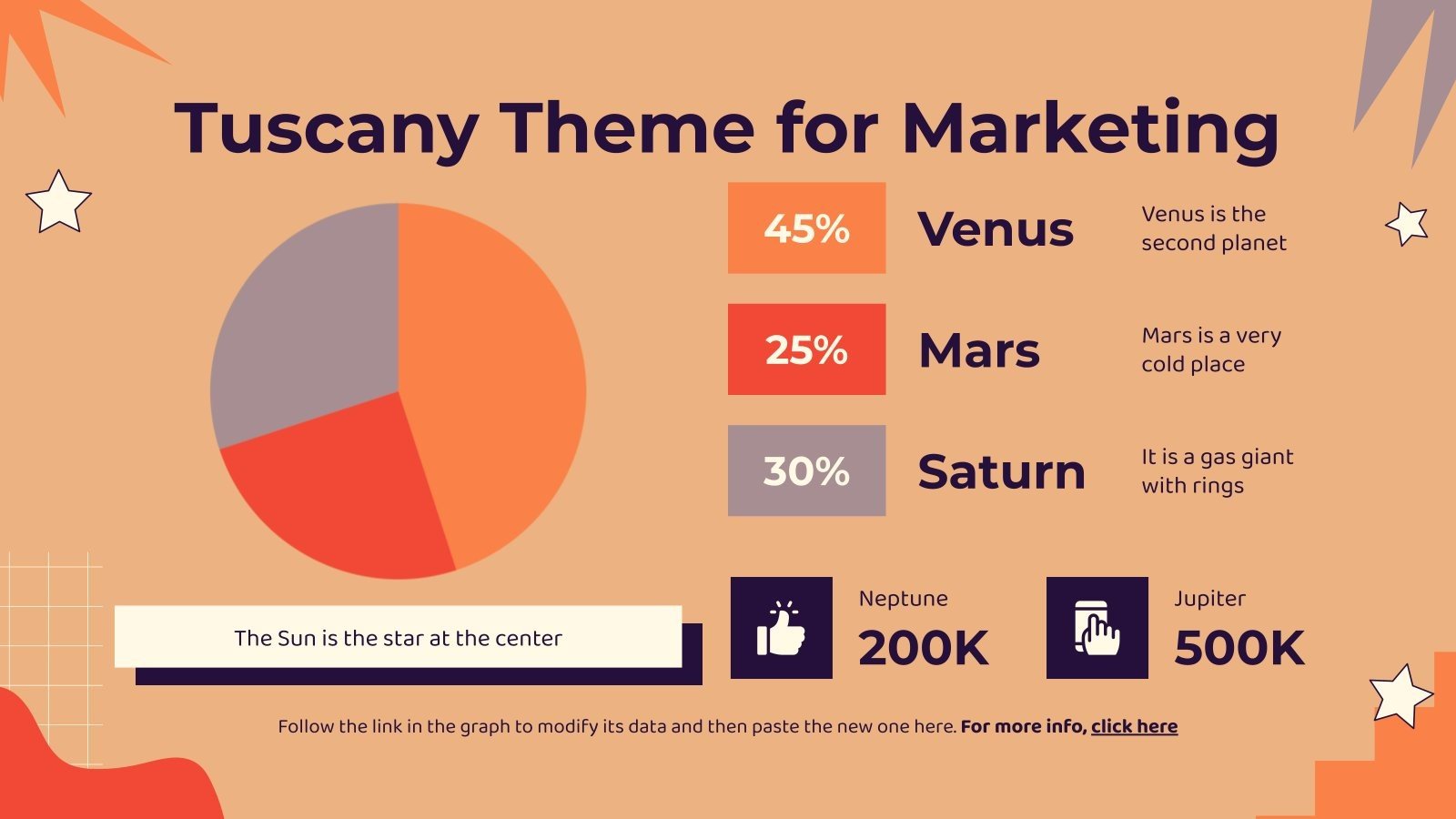 Tuscany Theme for Marketing Infographics Presentation