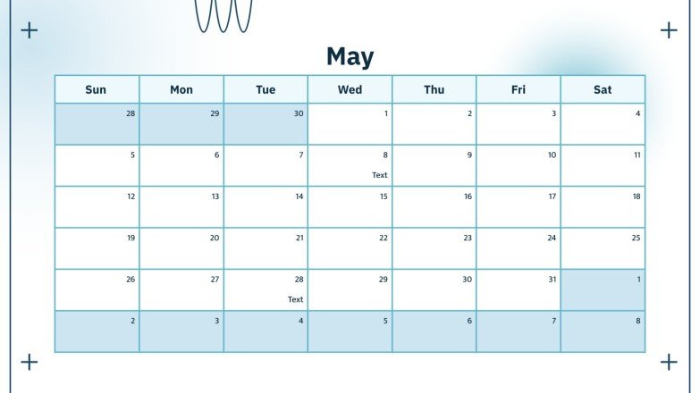 Medical Calendar Template Presentation