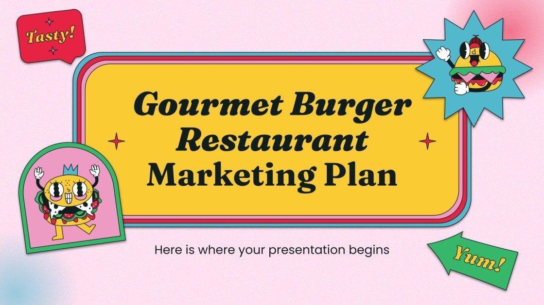 Gourmet Burger Restaurant Marketing Plan Presentation