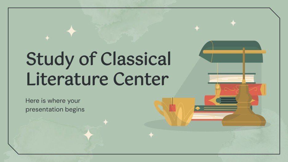 Plantillas gratis sobre Literatura para Google Slides y PowerPoint
