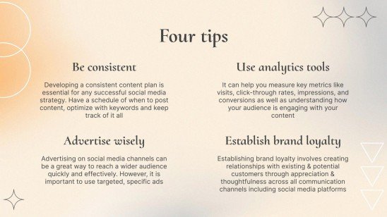 Gradient Bucket List for Social Media Presentation