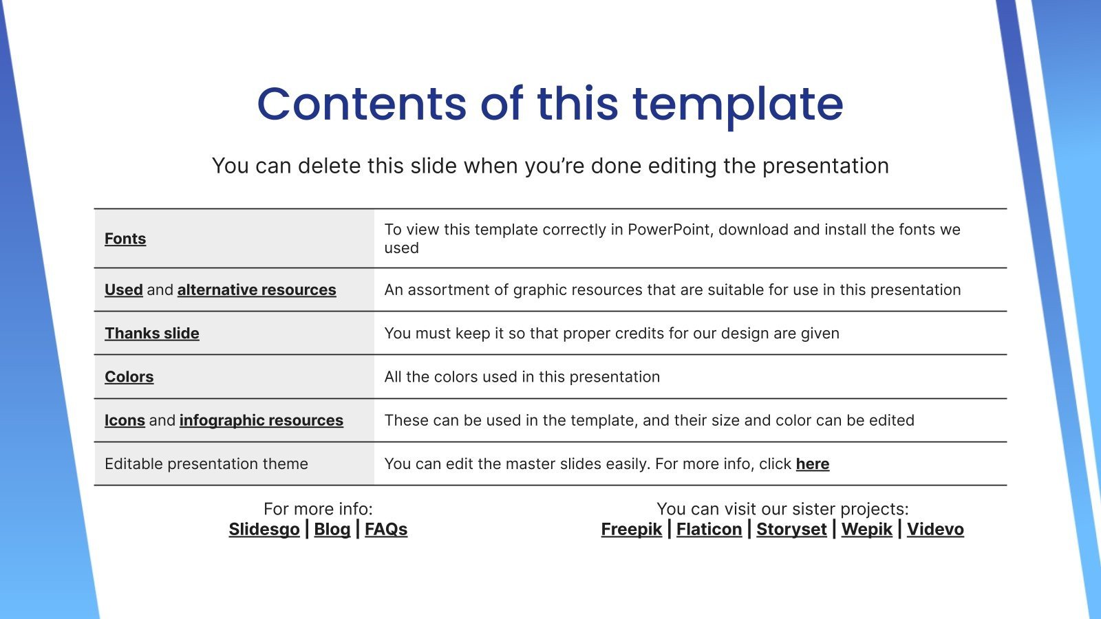 Blue Business Lesson Presentation