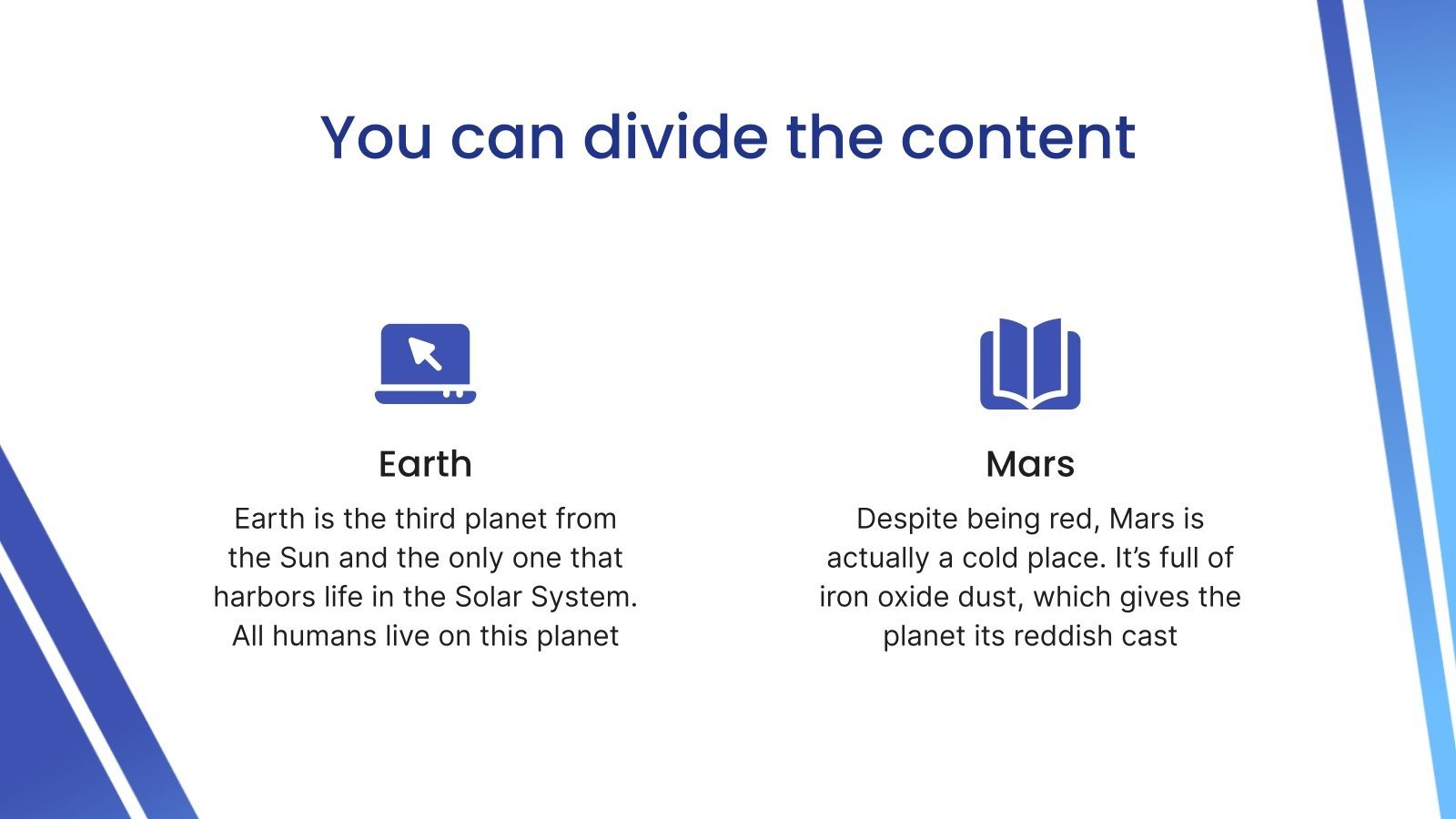 Blue Business Lesson Presentation