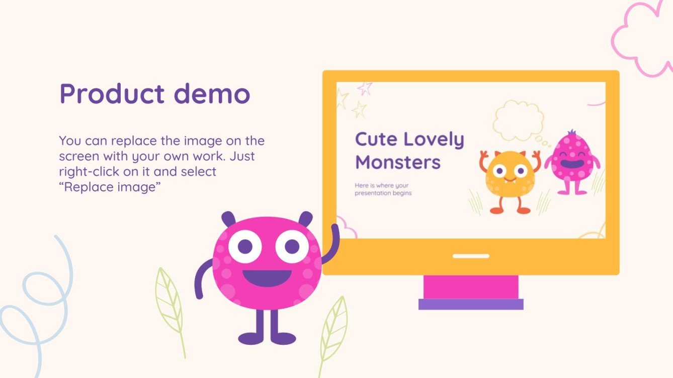 Cute Lovely Monsters Presentation