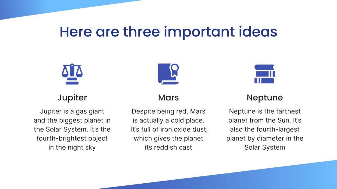 Blue Business Lesson Presentation