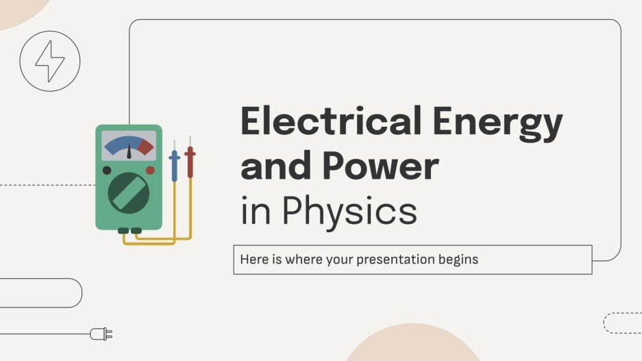Electrical Energy and Power in Physics Presentation