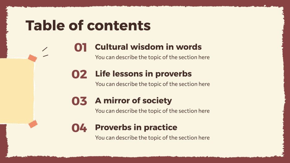 Wise Proverbs Presentation