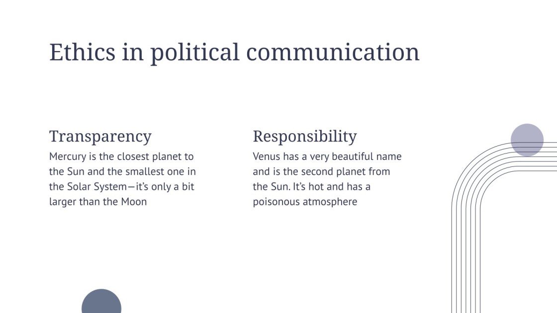 Institutional and Political Communication Major for College Presentation