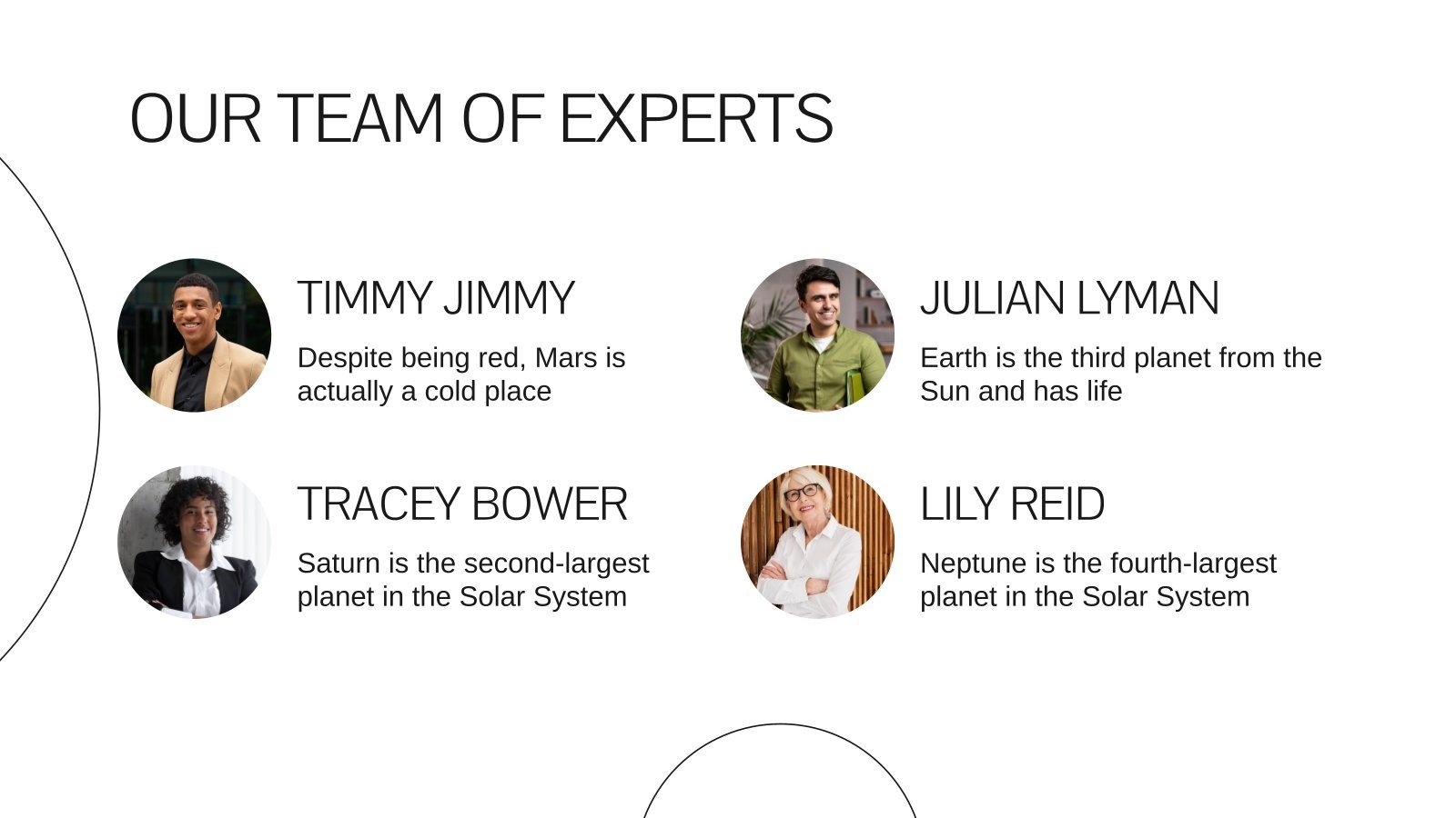 Présentation Présentation de style conférence simple