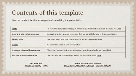 Stamped Paper Style Portfolio Presentation