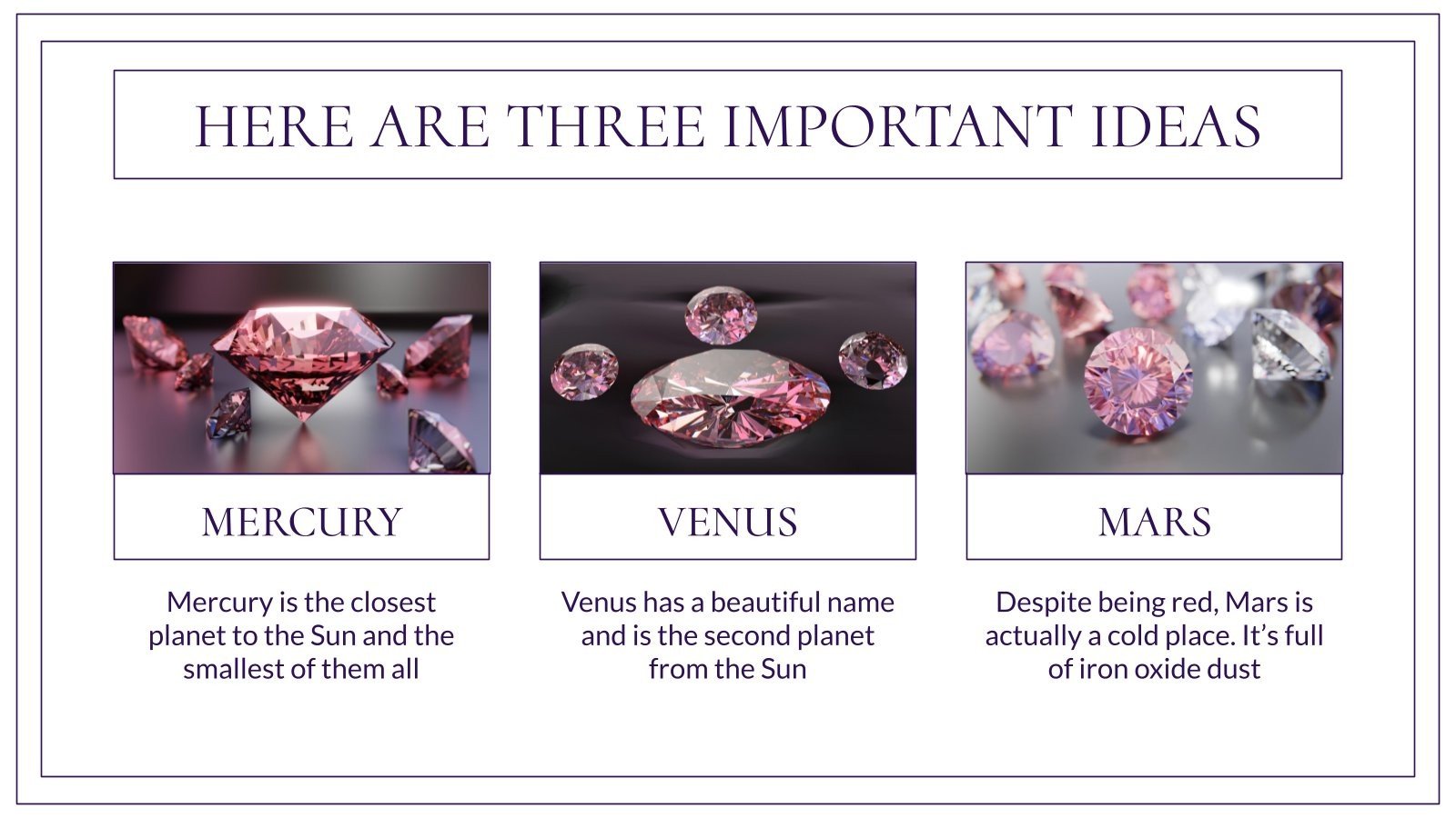Beautiful Gems Presentation