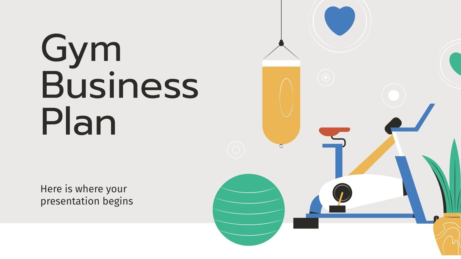 Free Google Slides & PowerPoint templates about the gym