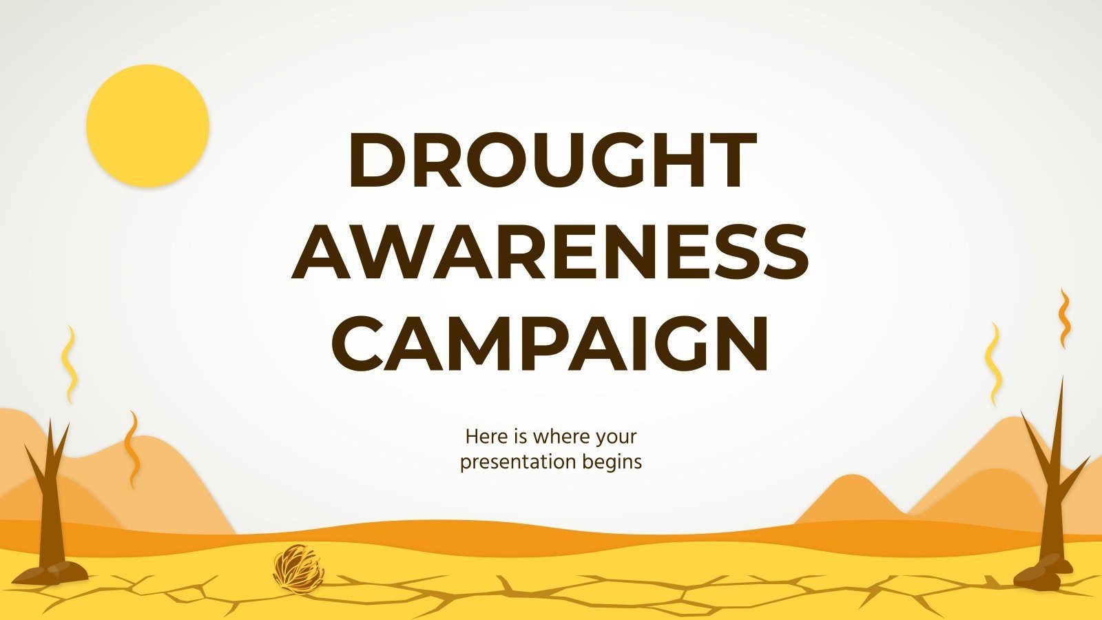 Drought Awareness Campaign Presentation