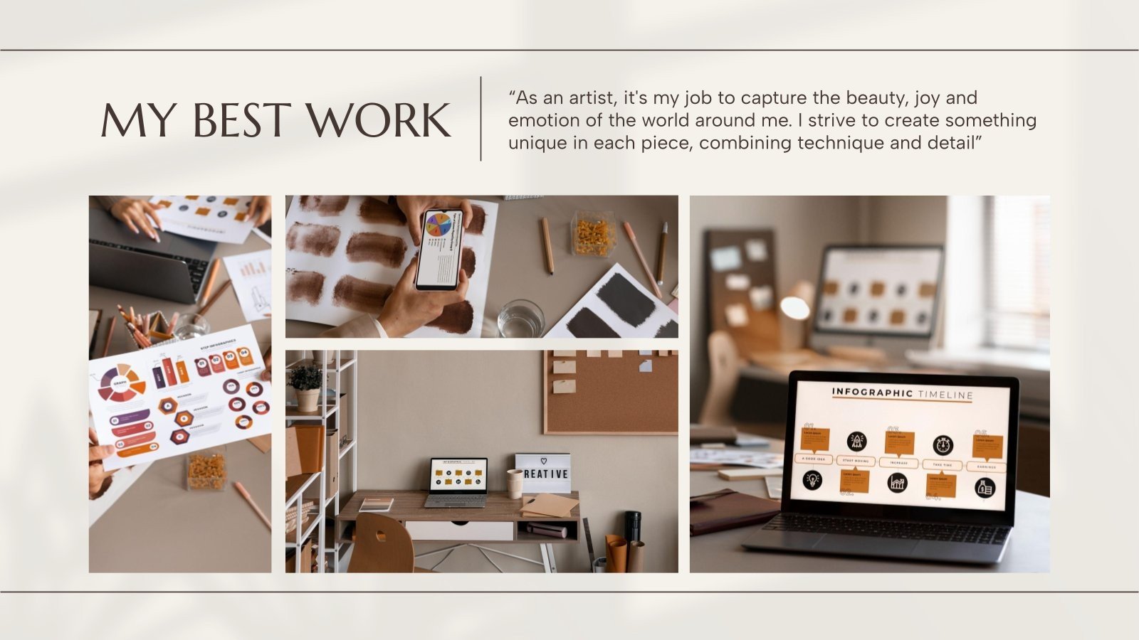 Light Brown Portfolio Presentation