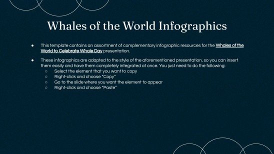 Whales of the World to Celebrate Whale Day Infographics Presentation