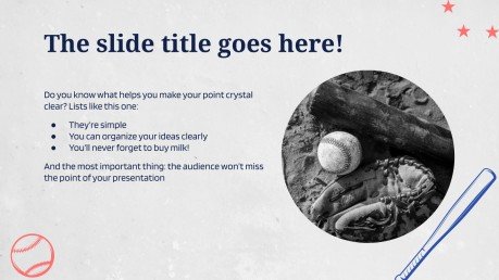 Baseball Equipment: Bats, Gloves and Balls Presentation