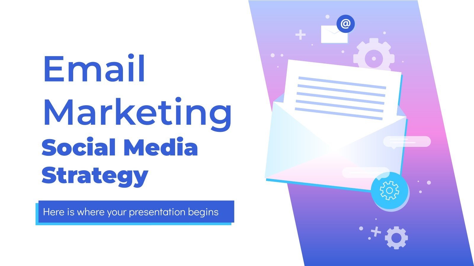 Email Marketing Social Media Strategy Presentation