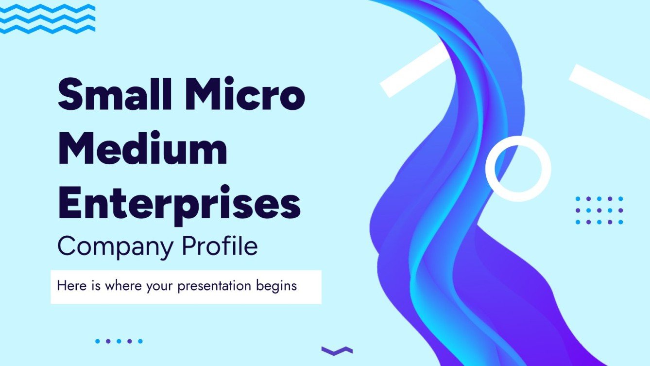 Small Micro Medium Enterprises Company Profile Presentation