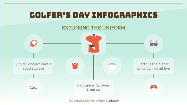 Golfer's Day Infographics Template