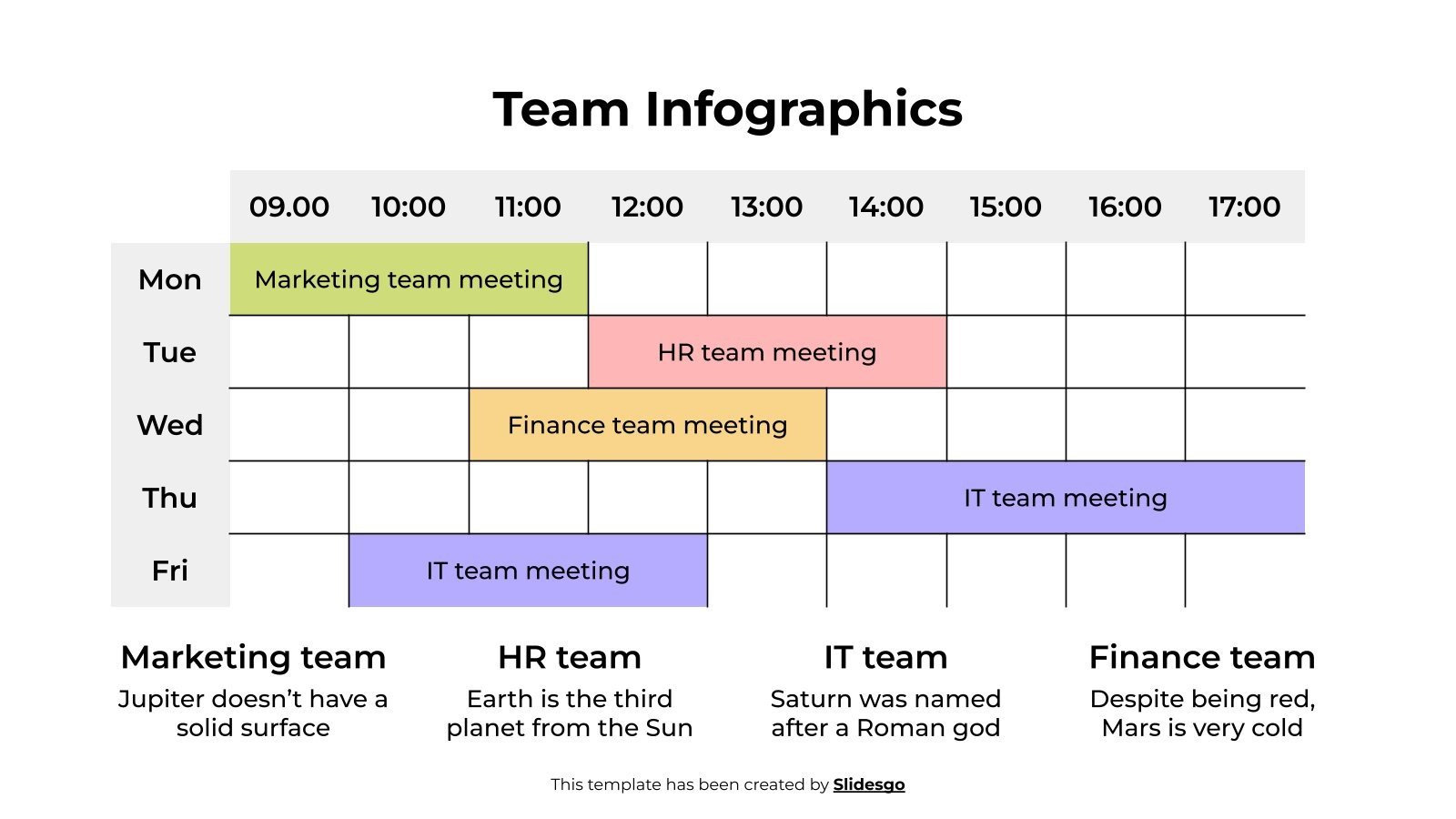Team Infographics Template