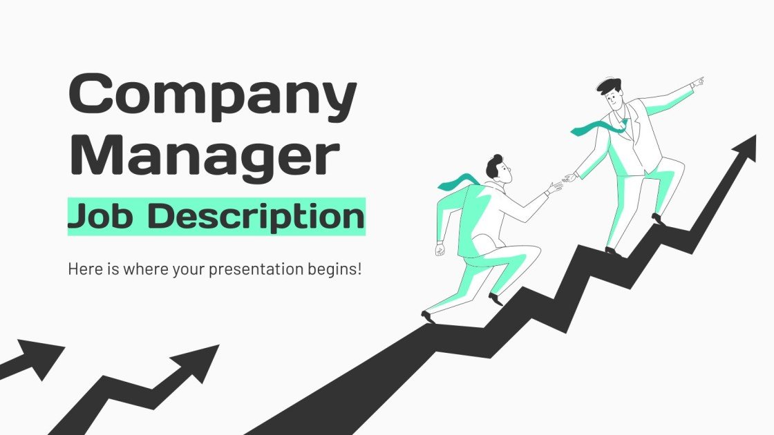 Company Manager Job Description Presentation