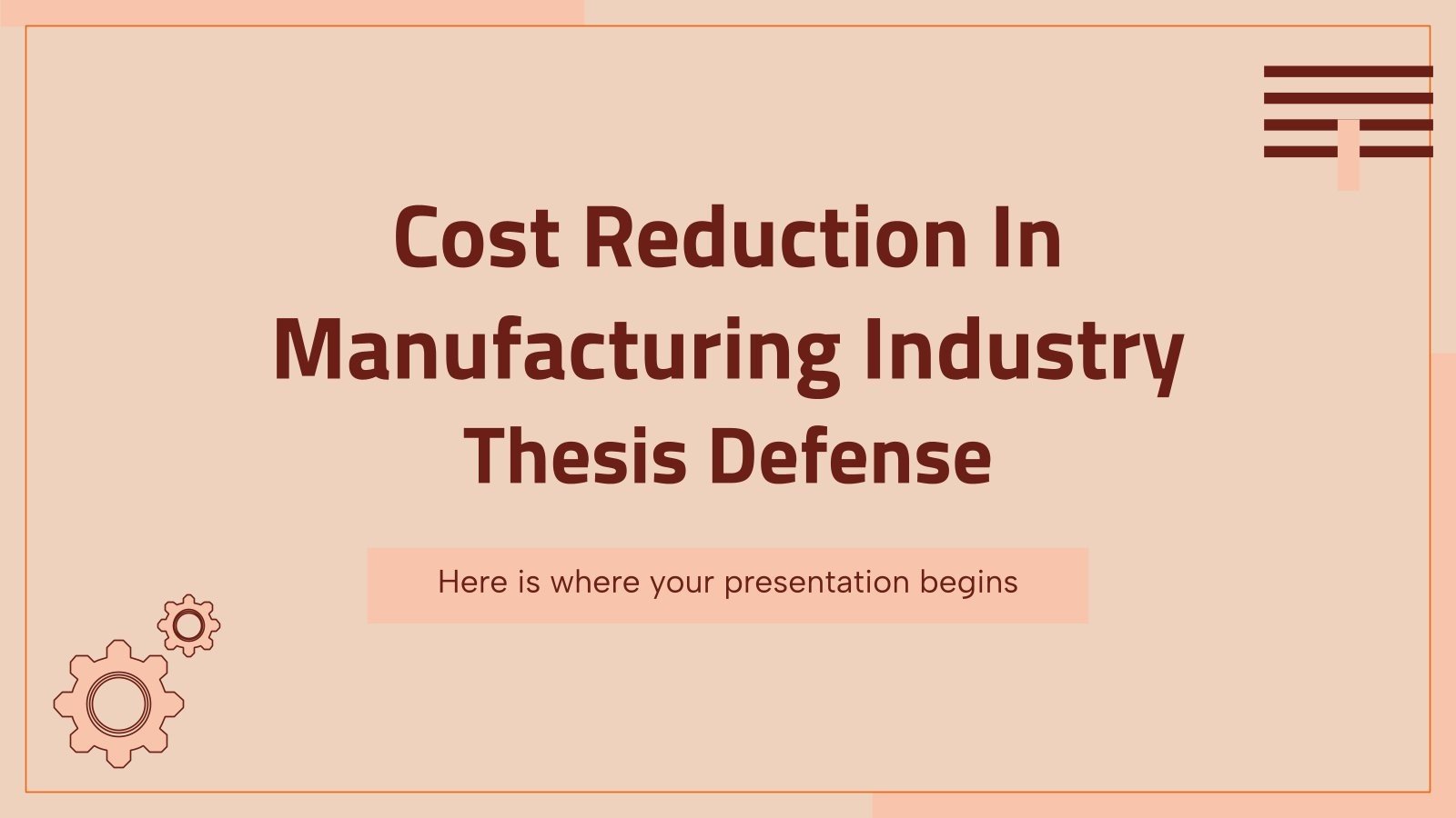 Free Thesis Defense Google Slides and PowerPoint Templates