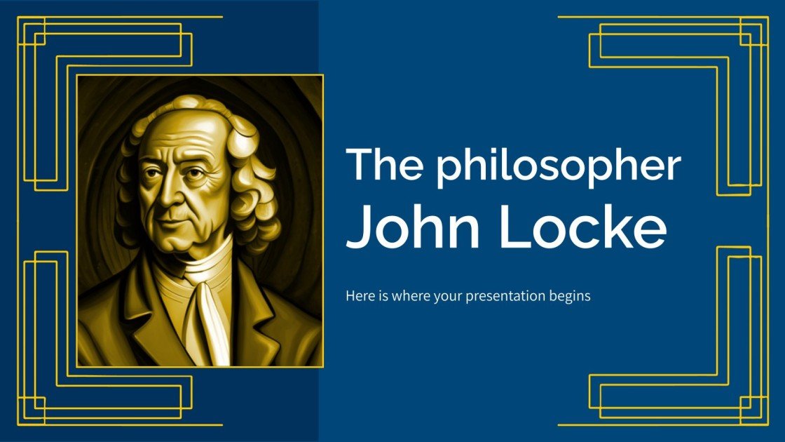 The philosopher John Locke Presentation