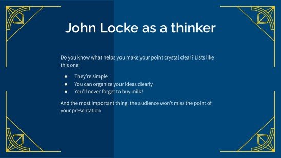 Presentación El filósofo John Locke