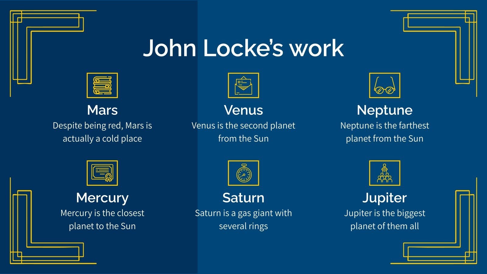 The philosopher John Locke Presentation