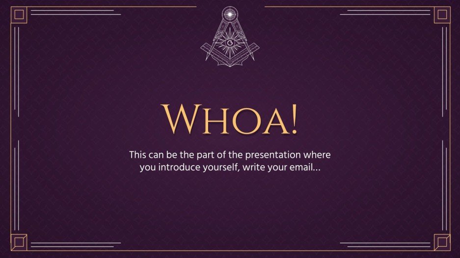 Freemasonry Presentation