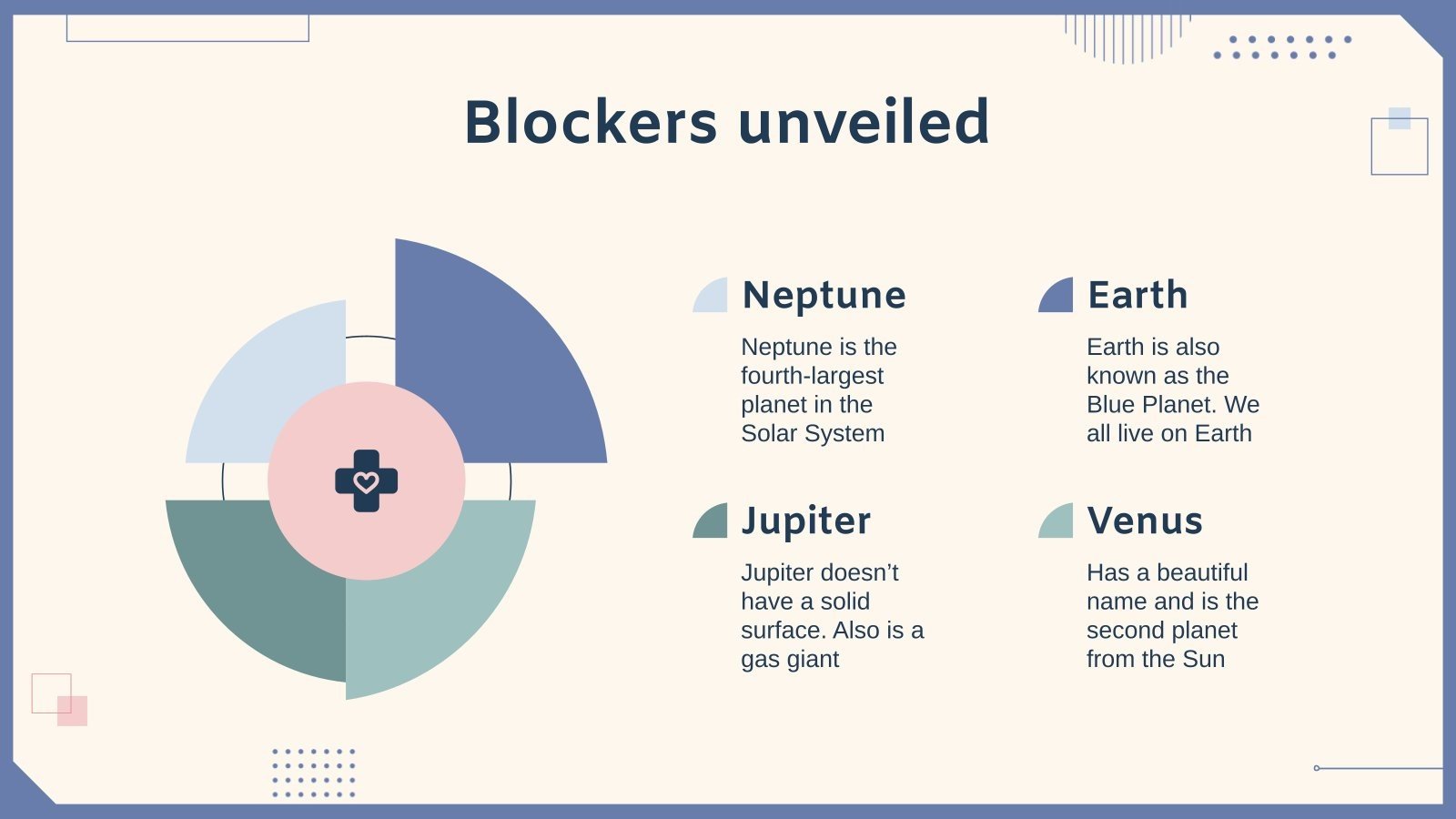 Medical 4 Blocker Template Theme Presentation