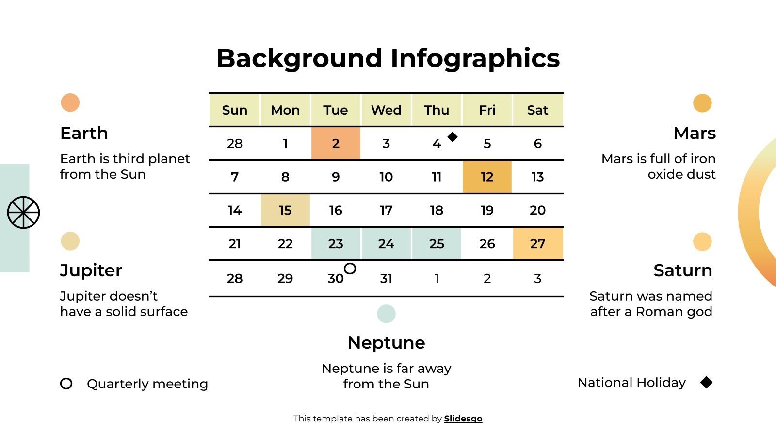Background Infographics Template