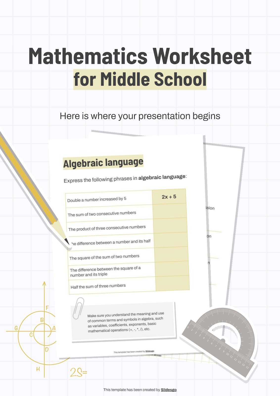 Free Math Google Slides themes and PowerPoint templates