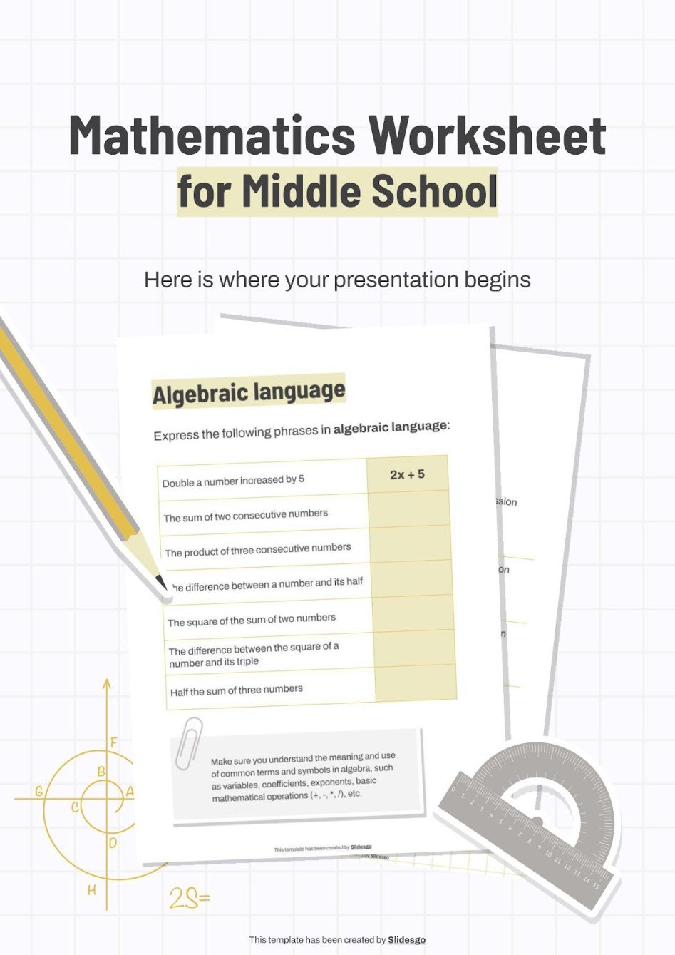 Free Math Google Slides themes and PowerPoint templates
