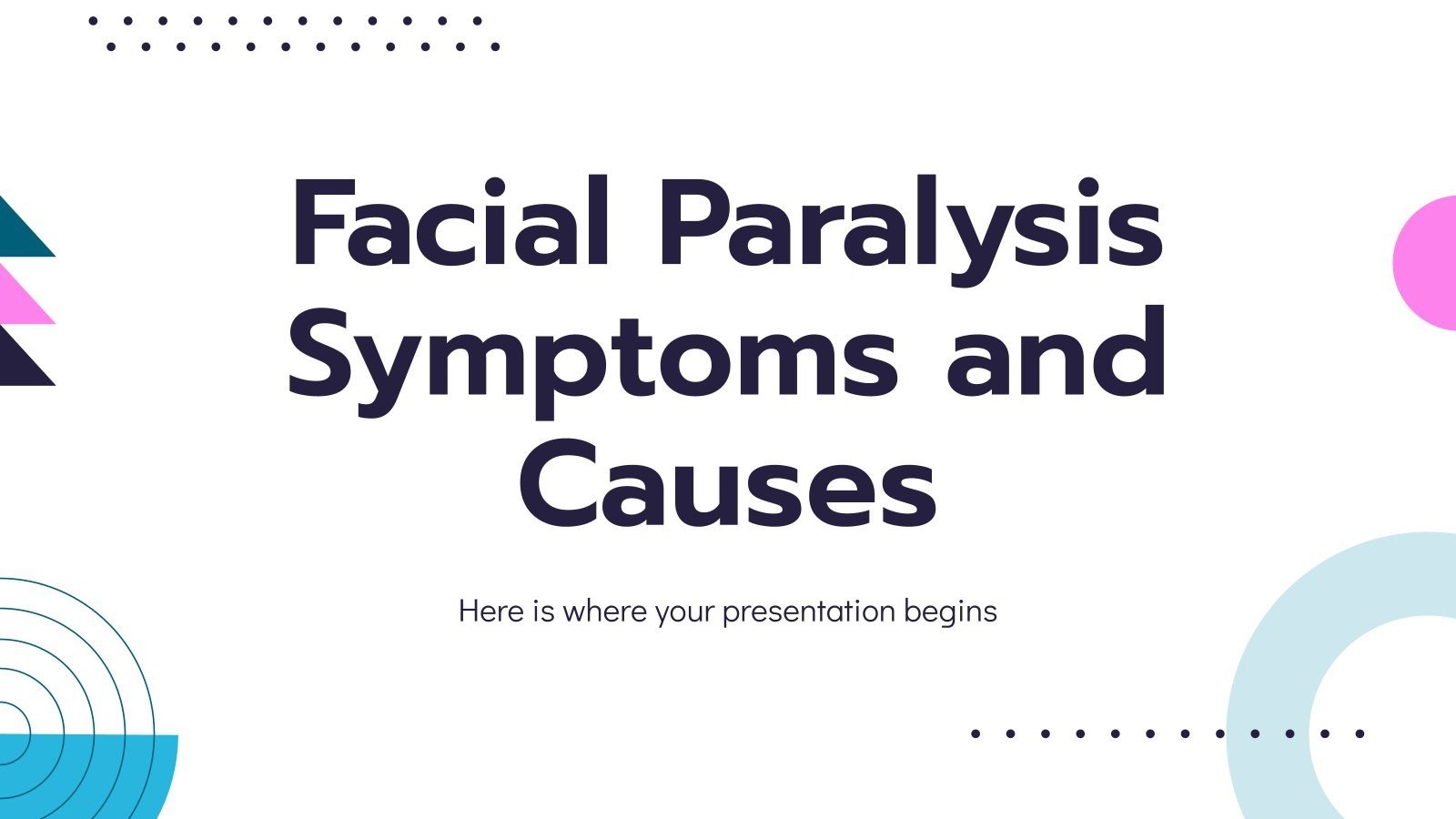 Facial Paralysis Symptoms and Causes Presentation