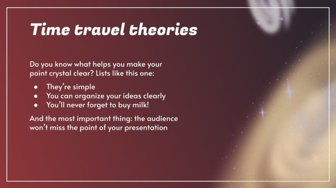 Theories of Time Travel Presentation