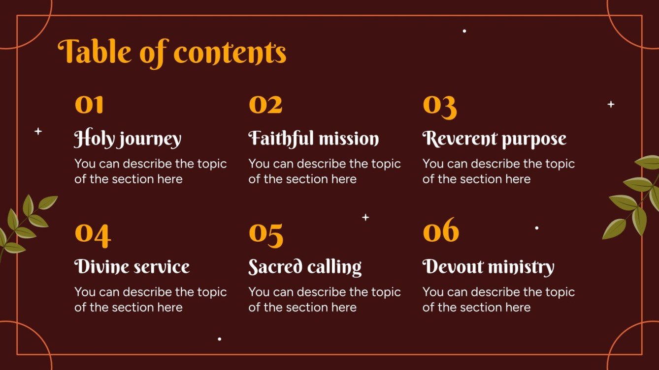 Religious Vocation Presentation